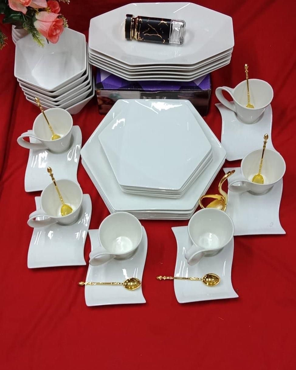 Hexagonal dinner set – Classic Merchants